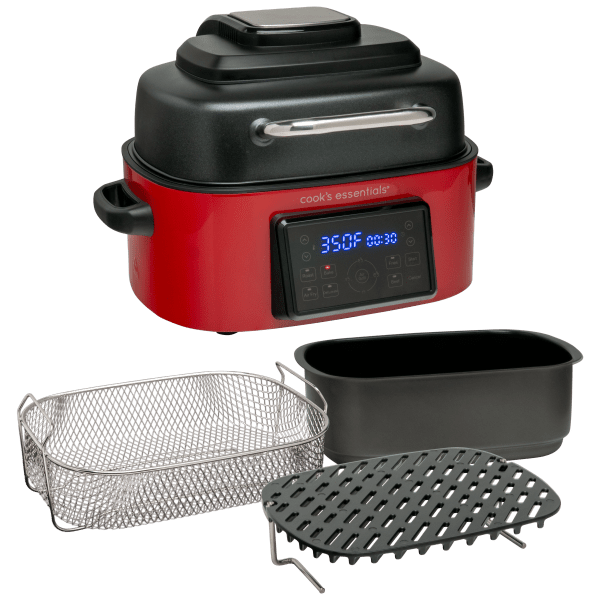 MorningSave: Cook's Essentials 6-qt 1600W Air Fryer Grill with 7 Presets