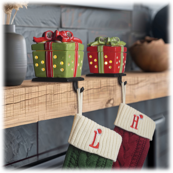 SideDeal: Winter Lane LED Gift Box Stocking Holder