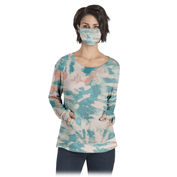 Meh: Adyson Parker Solid Kangaroo Pocket Pullover with Mask