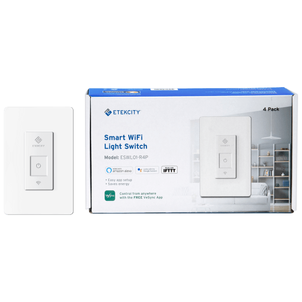 SideDeal: 4-Pack: Etekcity Smart Two-Way Switch