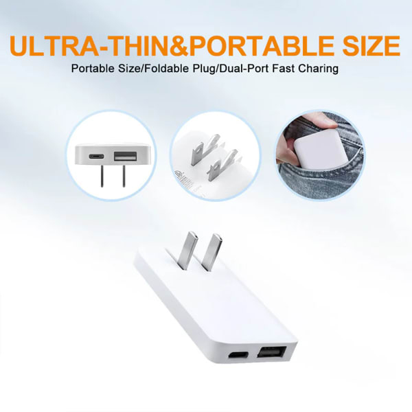 MorningSave: 2-Pack: Infinite Basics Ultra-Slim 30W USB-C & USB-A Dual ...