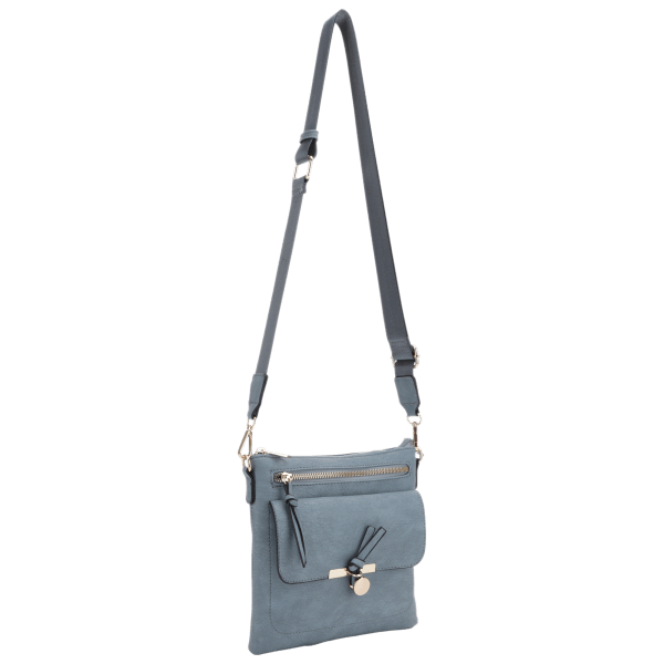 MorningSave: Donna & Becky Esther Double Zip Front Pocket Crossbody