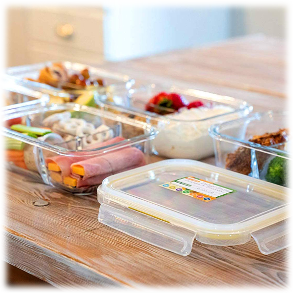 MorningSave: Eat Well, Live Well 5-Piece Bento 3-Compartment Meal Prep ...