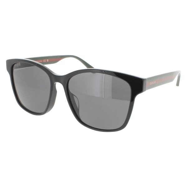 Shop Univision: Gucci Gafas de Sol Unisex con Forma Cuadrada Negra y ...