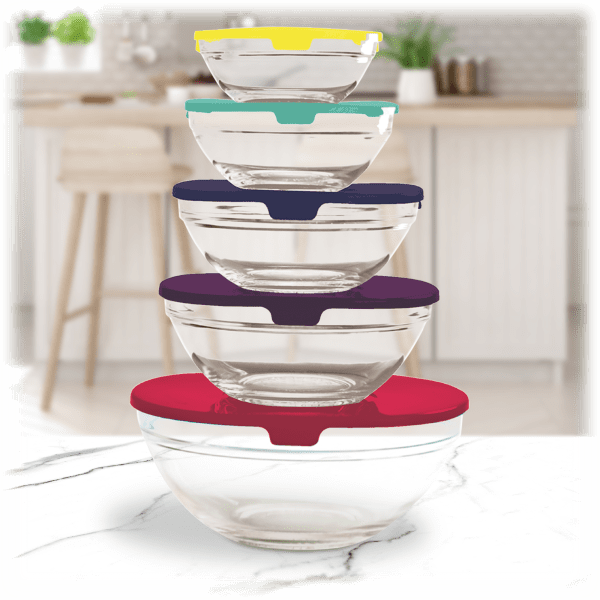MorningSave: Farberware 10pc Glass Bowl Set