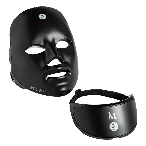 MorningSave: Latoua Mille Obsidian Element LED Face & Neck Mask Duo