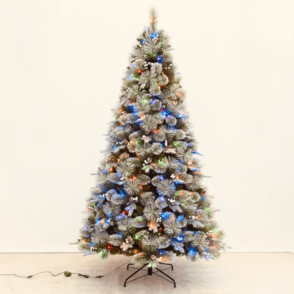 MorningSave: 7.5' Lighted Snowfall Scotch Pine