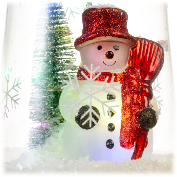 MorningSave: Winter Lane Holiday Tabletop Cloche with Snowflakes and ...