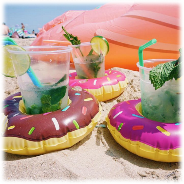 MorningSave: 3-Pack: Inflatable Pool Party Drink Floats