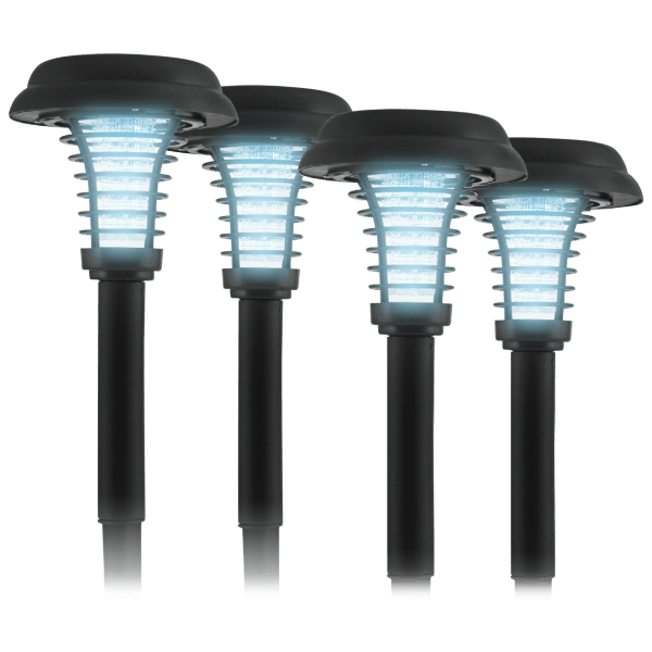 MorningSave: 2 or 4-Pack: Brookstone Solar Powered LED Bug Zapper Stake ...