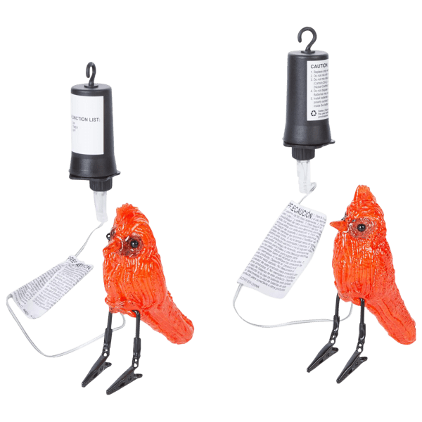 SideDeal: 2-Pack: Winter Lane Cardinal Clips with Lights
