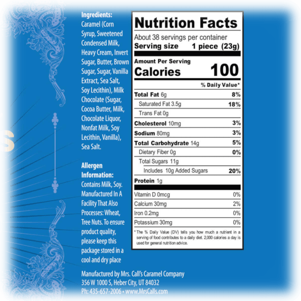 MorningSave: 2-Pack: Mrs. Call's Chocolate Sea Salt Caramels (62oz)
