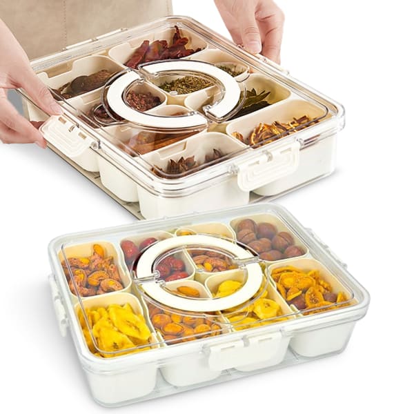 MorningSave: Cheer Collection 4 or 8 Compartment Food Storage Container