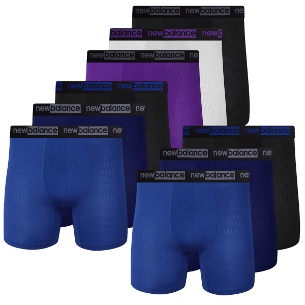 Meh: 9-Pack: New Balance Men's Performance Boxer Briefs