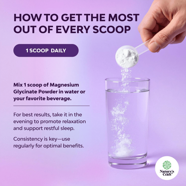 MorningSave: 3-Pack: Nature's Craft Magnesium Glycinate Powder