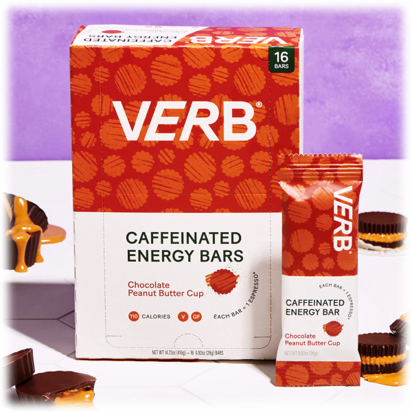 Meh: 64-Pack: VERB Caffeinated Energy Bars