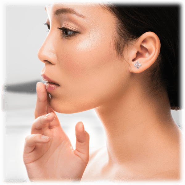 MorningSave: Savvy Cie Sterling Silver Pink Heart Clover Studs