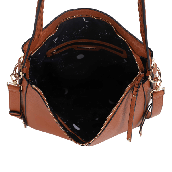 MorningSave: Malibu Skye Claire Handbag with Whipstitch Detail Handle