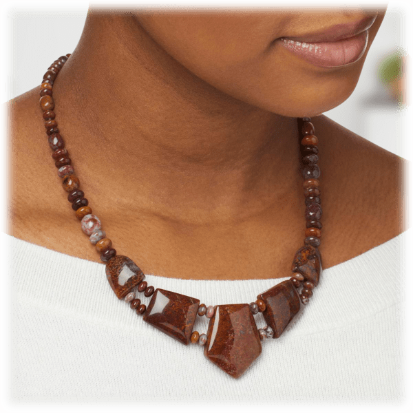 MorningSave: Jay King Multicolor Andorra Moss Agate Necklace