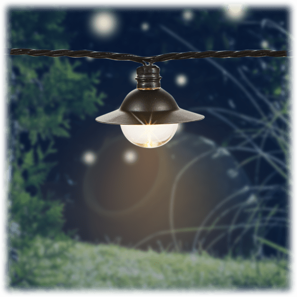 MorningSave: Darice 10-Count Shade Lights with Green Wire