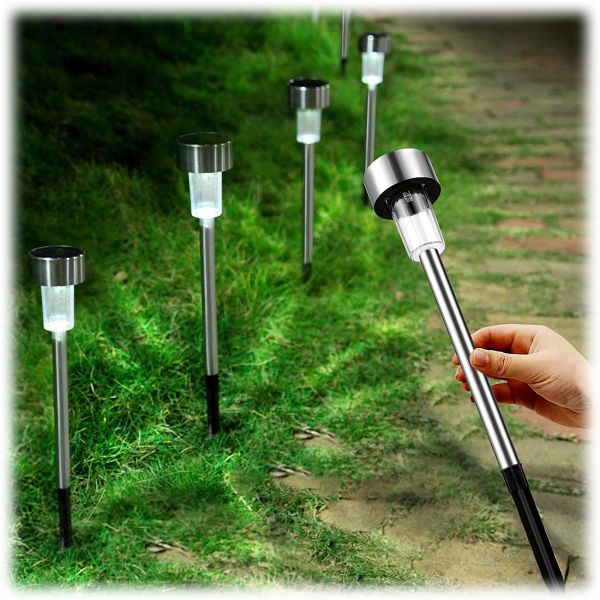 Meh: 10-Pack: Dartwood Solar Pathway LED Lights