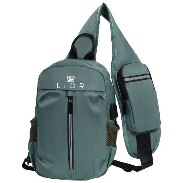 MorningSave: Lior Multi-Pocket Shoulder Bag