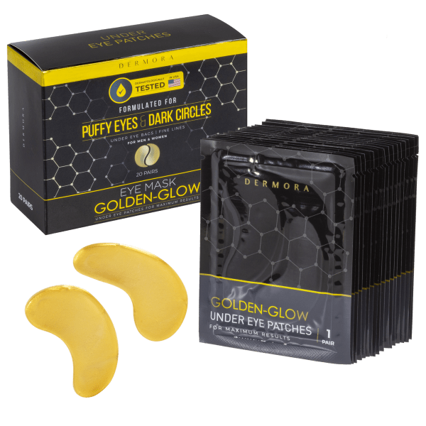 MorningSave: 60-Pack: Dermora 24K Golden Glow Under Eye Mask Sets