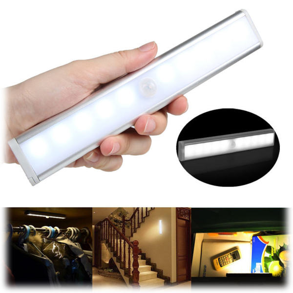 MorningSave: 3-Pack: Hakol 10 LED Motion Sensor Stick-On Light Bars