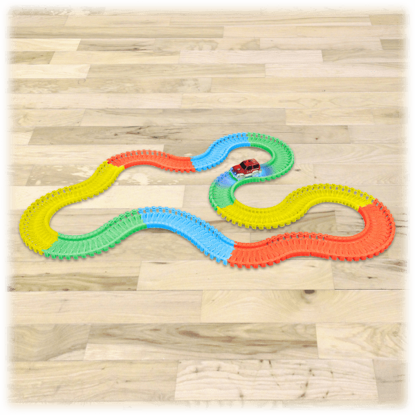 MorningSave: Galaxy Flex-Track 220 Piece Glow Track with Electric LED ...