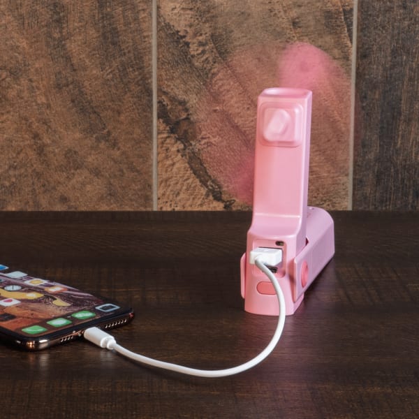 MorningSave: 4-Pack: HALO FanPal USB-C Mini Fan Power Bank with LED Light