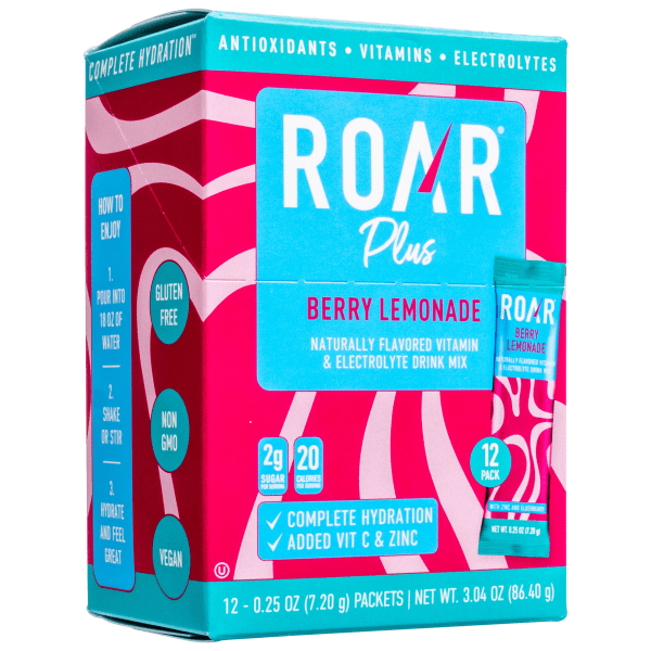 Meh: 144-Pack: Roar Plus Complete Hydration Vitamin & Electrolyte Drink ...