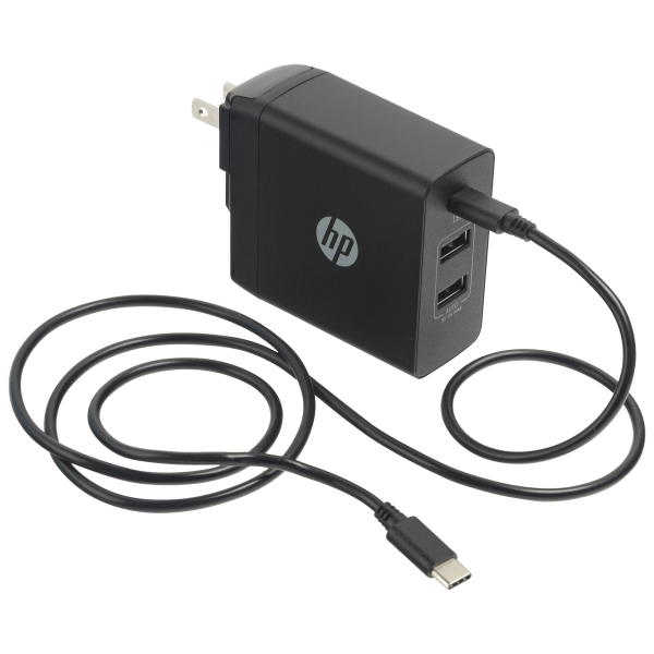 MorningSave: HP USB-C Power Delivery (PD) 45W Charger with 2 USB-A Ports