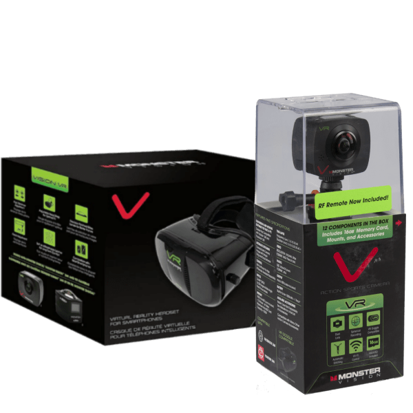 MorningSave: Monster Vision 360 Camera with VR Headset
