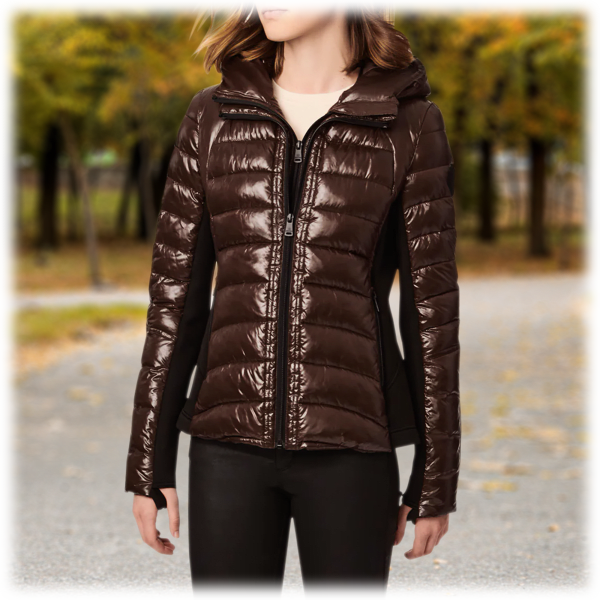 MorningSave: Bernardo Nylon & Neoprene Packable Puffer Jacket with ...