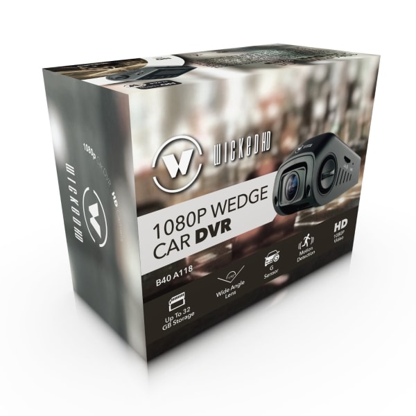 MorningSave: WickedHD 1080P Wedge Car Camera & Motion Detecting DVR