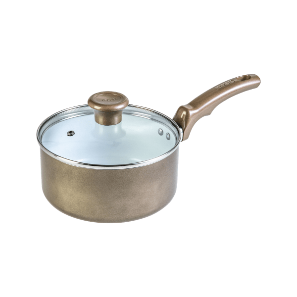 MorningSave: T-Fal Celebrate Ceramic 14-Piece Champagne Cookware Set