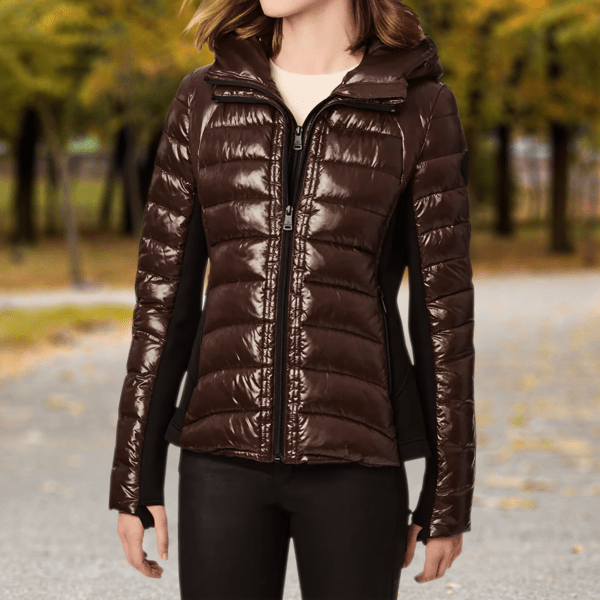 MorningSave: Bernardo Nylon & Neoprene Packable Puffer Jacket with ...