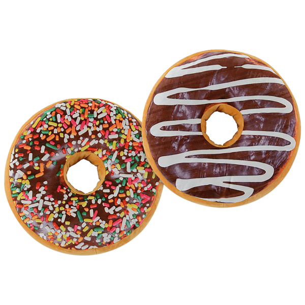 MorningSave: Cheer Collection 16" Reversible Microplush Novelty Donut ...