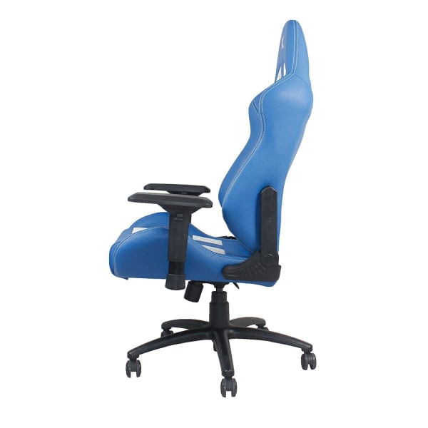 MorningSave: Finish Line Blue/White Checkered Gaming Chair by RapidX