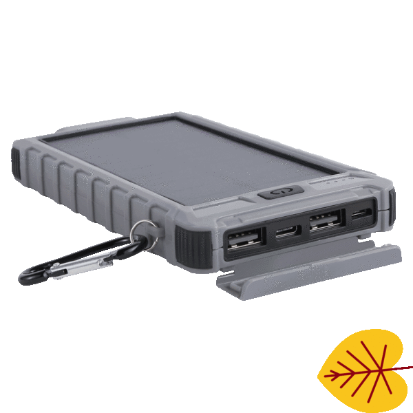 MorningSave: PowerUp Solar 10,000mAh Dual USB Backup Battery