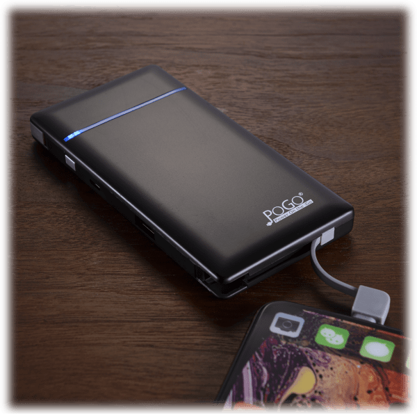 SideDeal: 2-Pack: Pogo 10,000mAh Dual Cord Power Bank