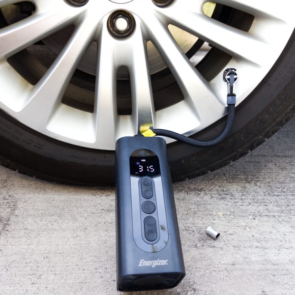 MorningSave: Energizer Portable Smart Air Compressor with Emergency Light