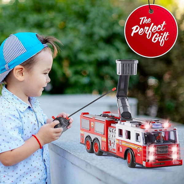 SideDeal: Prextex Remote Control Fire Engine Truck