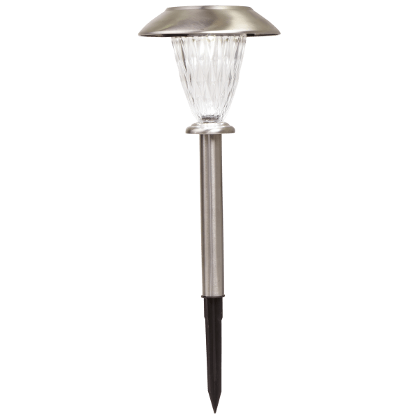 MorningSave: 6-Pack: Crosslight Steel Solar Powered LED Pathway Lights
