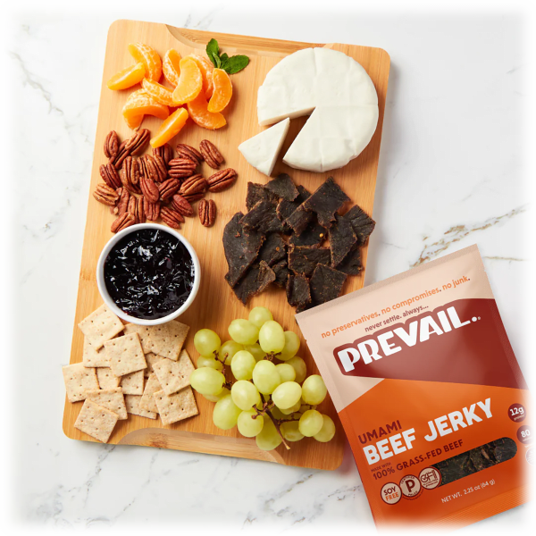 Meh: 4-Pack: Prevail 100% Grass-Fed Beef Jerky (2.25 oz)