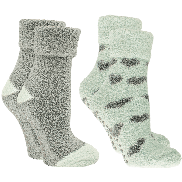 MorningSave: 2-Pack: Fluffy Chenille Lavender Infused Socks