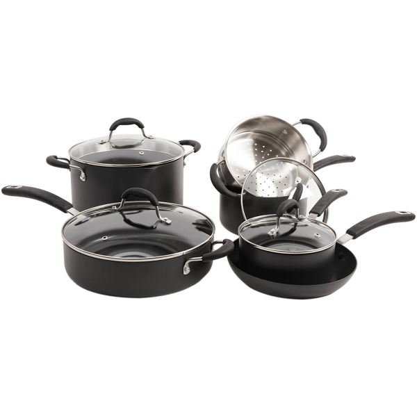 MorningSave: Oster Brawley 10-Piece Non-Stick Hard Anodized Aluminum ...