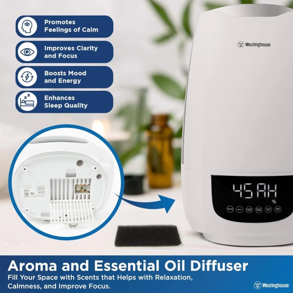 MorningSave: Westinghouse 6L Digital Cool Mist Ultrasonic Humidifier