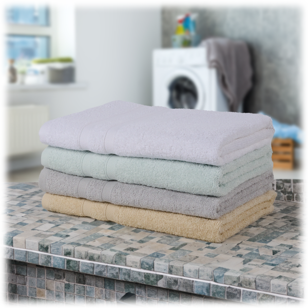 MorningSave: 6-Pack: Simply Essential Cotton Bath Towels