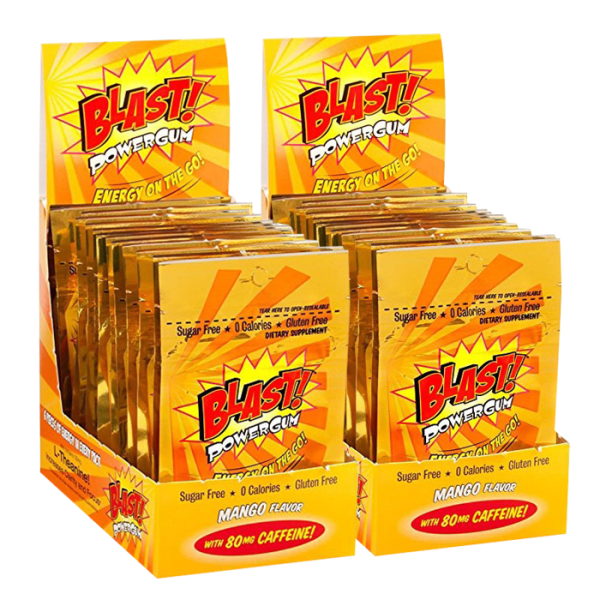 MorningSave: 144-Pack of Blast! Caffeinated Power Gum (Best By 8/18-12/18)